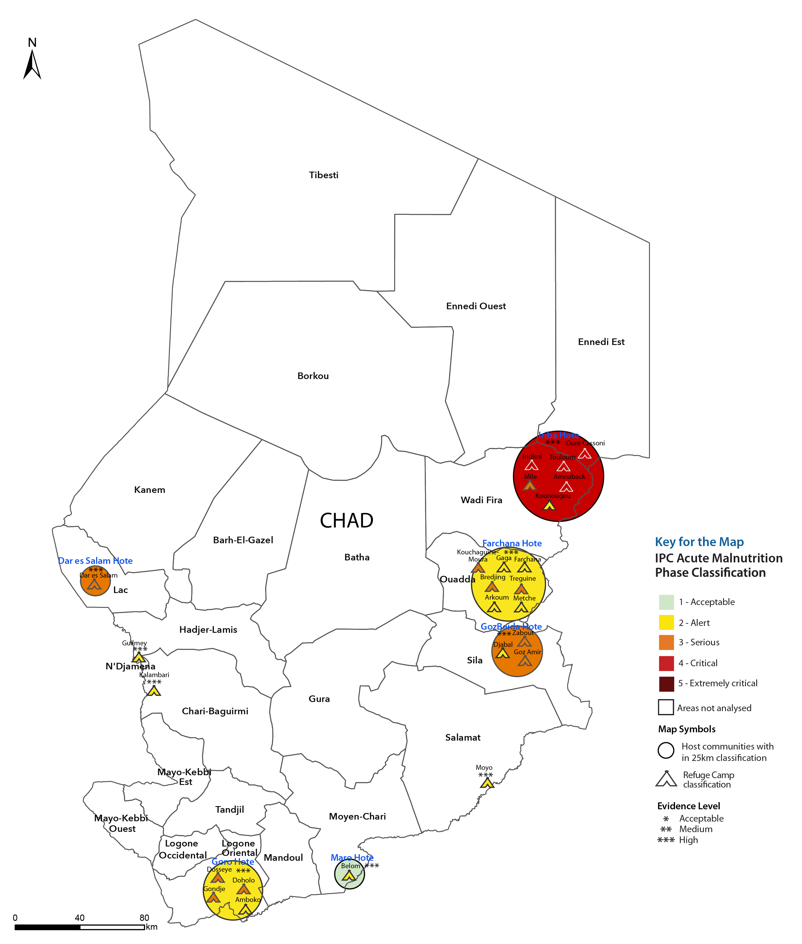 Chad Refugees and Host Populations: Acute Malnutrition Situation ...
