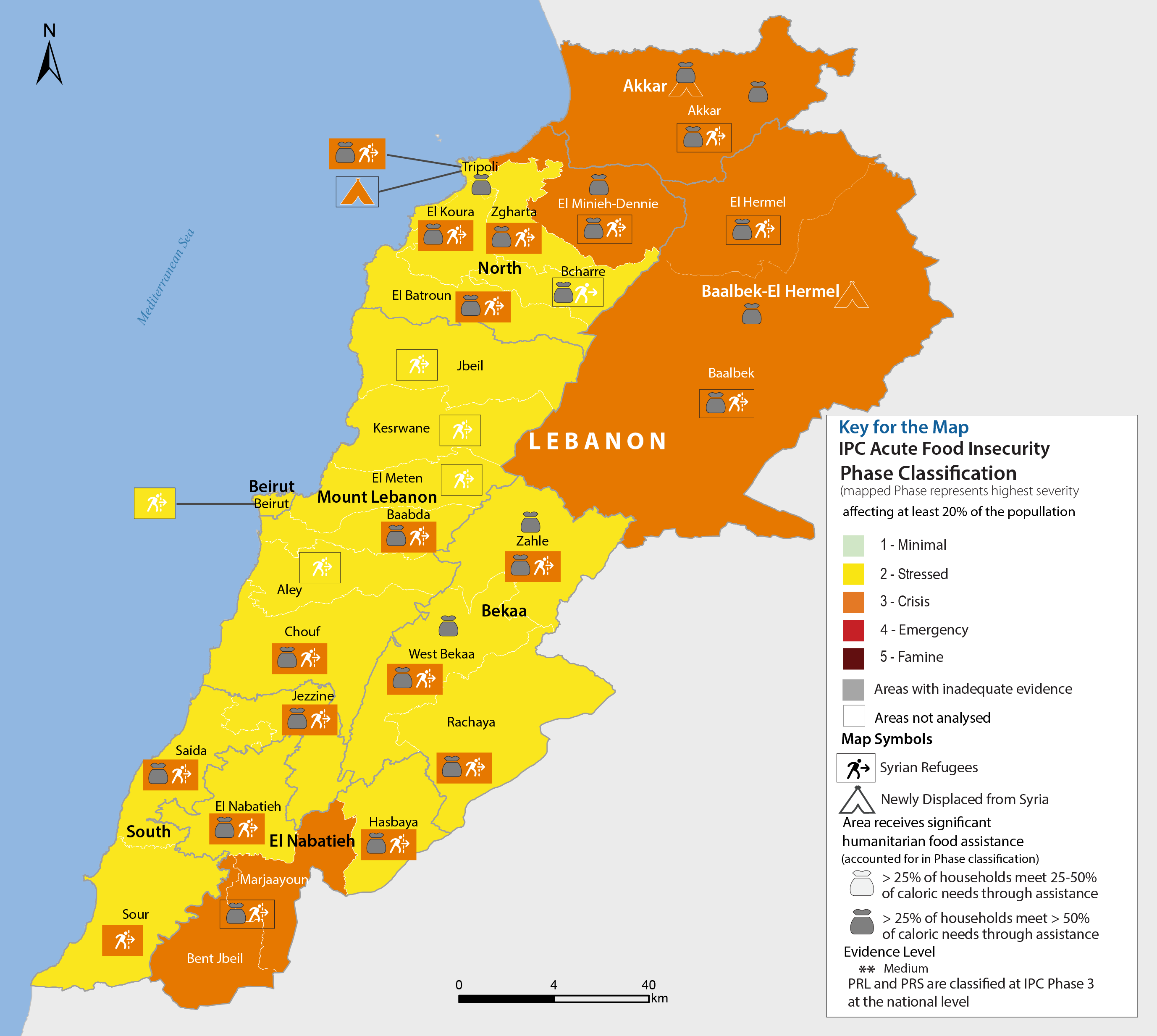 Lebanon: Acute Food Insecurity Situation for November 2025 - March 2026 ...
